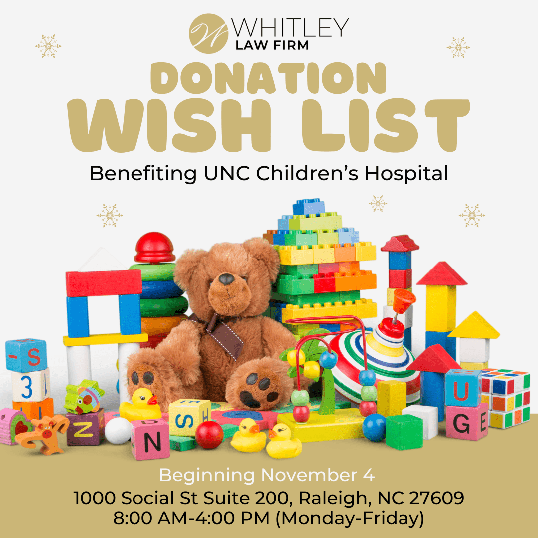 Toy Drive | Whitley Law Firm Injury Lawyers